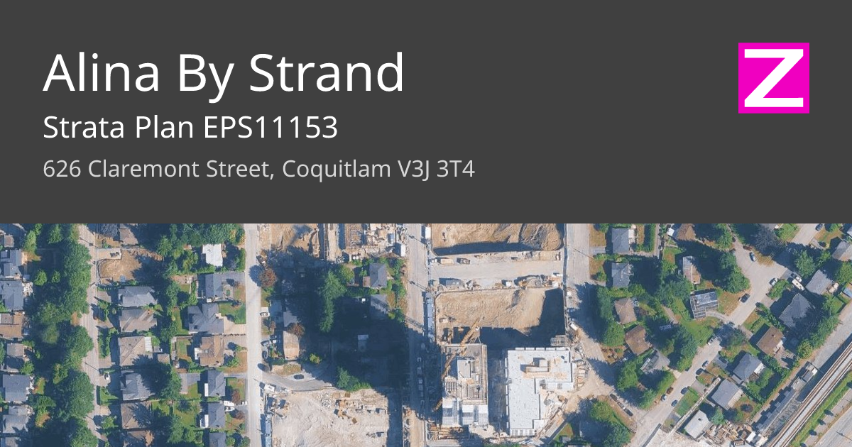 Alina By Strand - 626 Claremont Street, Coquitlam | Strata Plan EPS11153