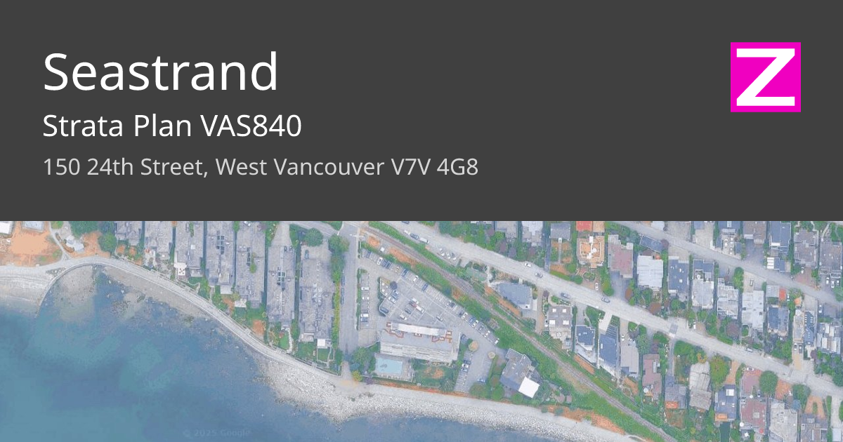 The Seastrand - 150 24th Street, West Vancouver | Strata Plan VAS840
